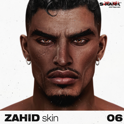 Second Life Marketplace - S-RANK "ZAHID" SKIN / TONE 06
