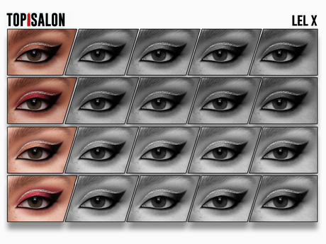 Second Life Marketplace - TOP1SALON - GOODNIGHT EYESHADOW (LeL X HD Map ...