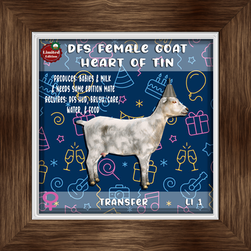 Second Life Marketplace - DFS Female Goat - Heart of Tin (DFS BB#7)