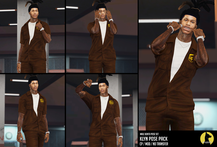 Second Life Marketplace - Of Breed: Klyn Pose Pack ~ Bento for Pics