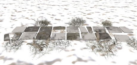 Second Life Marketplace - Jad Garden - Winter snow paths fatpack