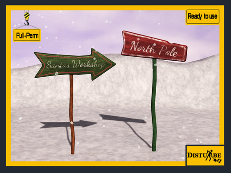 Second Life Marketplace - ::DisturbeD:: Christmas Santa North Pole ...