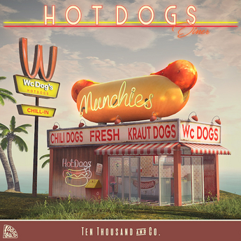Second Life Marketplace - Ten Thousand HOT DOGS Gacha (FULL SET)