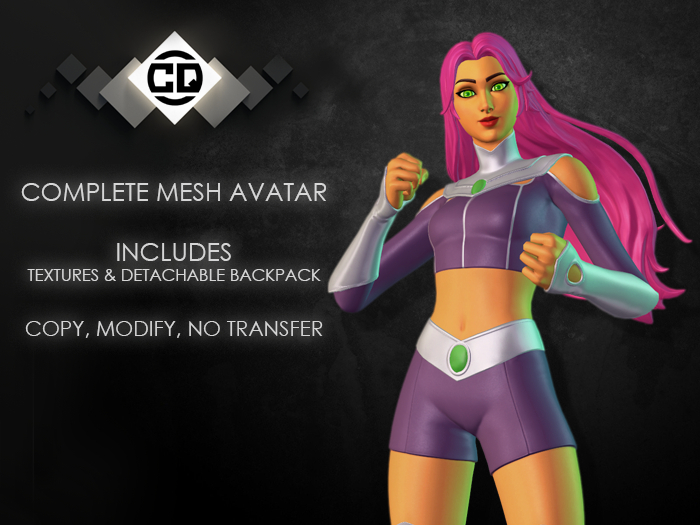 Second Life Marketplace - .:CQ:. Starfire FN Bento Avatar