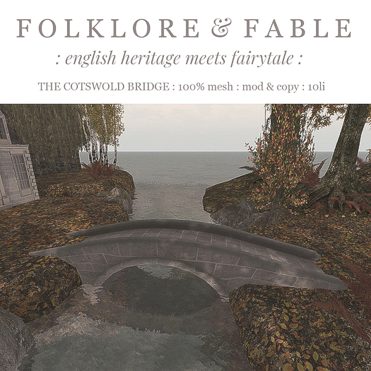 Second Life Marketplace - Folklore & Fable : The Cotswold Bridge ...