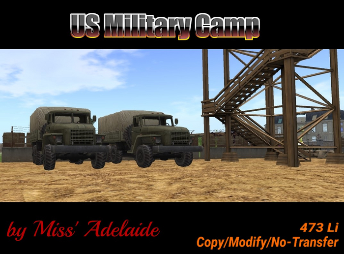 Second Life Marketplace - US Military Camp