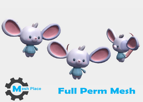 Second Life Marketplace - Mesh Place - Cute Mouse Full Perm mesh (add)