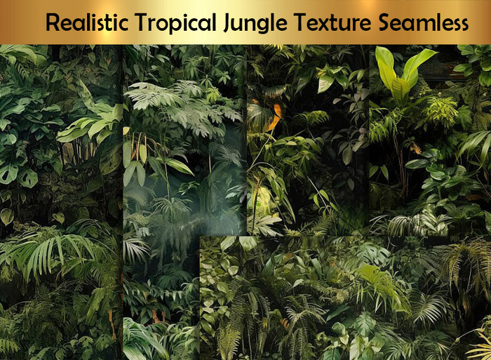 Second Life Marketplace - Realistic Tropical Jungle Texture Seamless B
