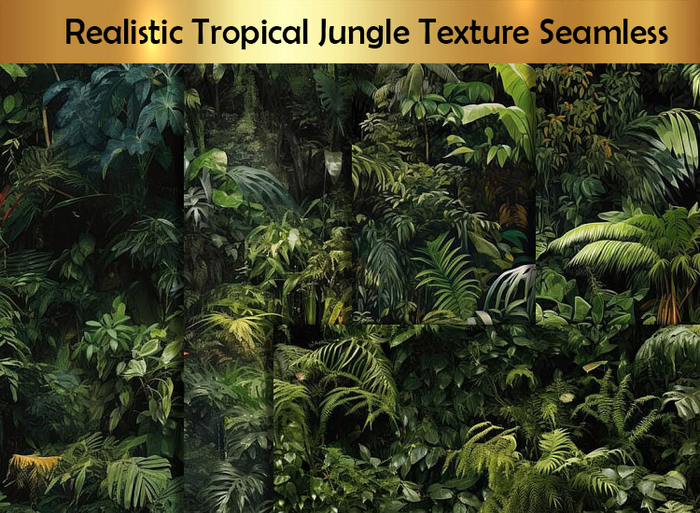 Second Life Marketplace - Realistic Tropical Jungle Texture Seamless C
