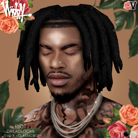 Second Life Marketplace - Vladdy // "Riot" Dreadlocks (Fatpack) (EVO X ...