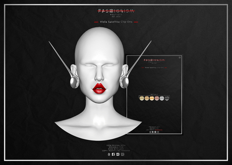 Second Life Marketplace - .fashionism. - Viola Satellite Clip-Ons