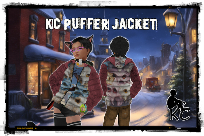 Second Life Marketplace - KC Puffer Jacket Mask