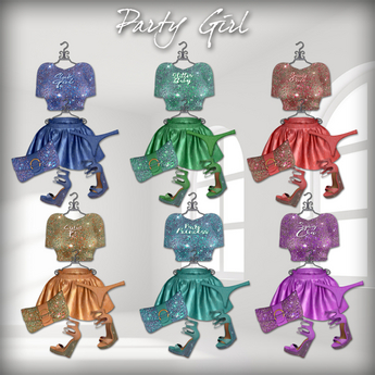 Second Life Marketplace - Graffitiwear Spicey Chica Party Girl