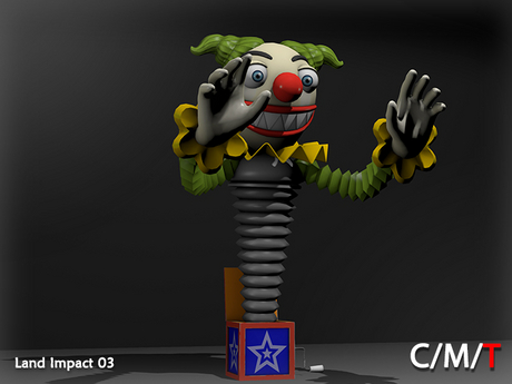 Second Life Marketplace - "Killer's" Clown In The Box ( Touch To Swing )