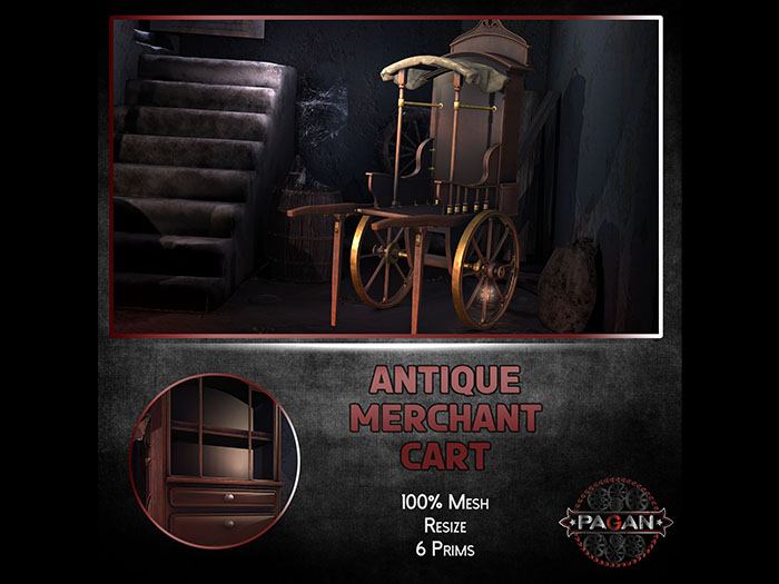 Second Life Marketplace - [Pagan] Antique merchant cart
