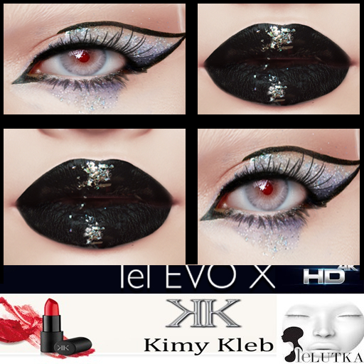 Second Life Marketplace - Gothic Ice Queen Makeup Set for Lelutka Evo X
