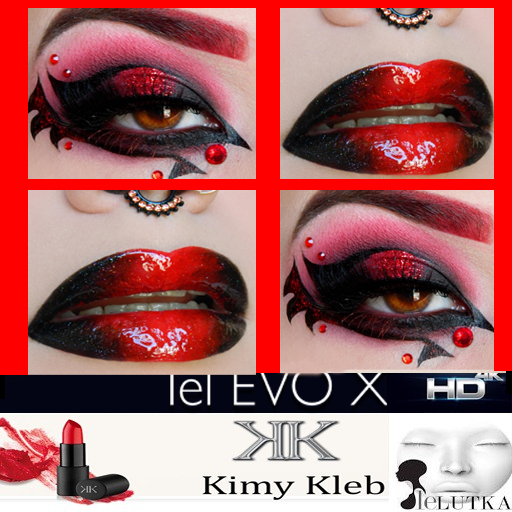 Second Life Marketplace - Miss Dracula Vamp Devil Makeupset Lelutla Evo X