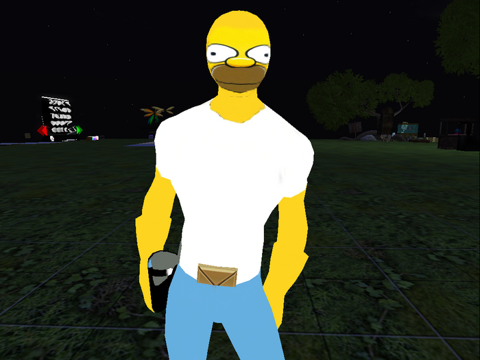 Second Life Marketplace - power rangers in space THE SIMPSONS