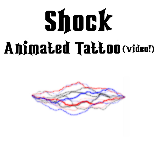 Second Life Marketplace - [AD] Shock Animated Tattoo