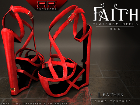 Second Life Marketplace - [Renegade] Faith Platform Heels - Demo