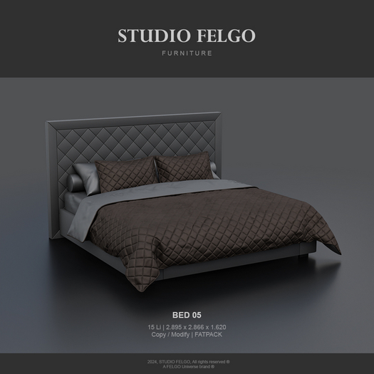 Second Life Marketplace - STUDIO FELGO // Bed 05