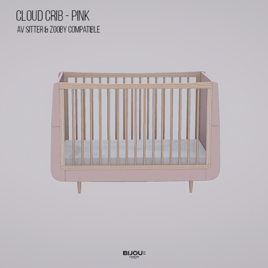 Second Life Marketplace - BIJOU :: Cloud Crib - Pink *add me*