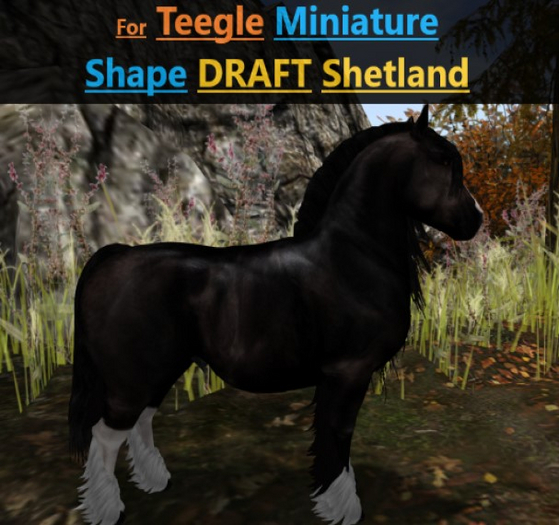 Second Life Marketplace - Teegle Mini Shape - DRAFT Shetland
