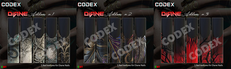 Second Life Marketplace - CODEX_Diane nails (Fatpack)