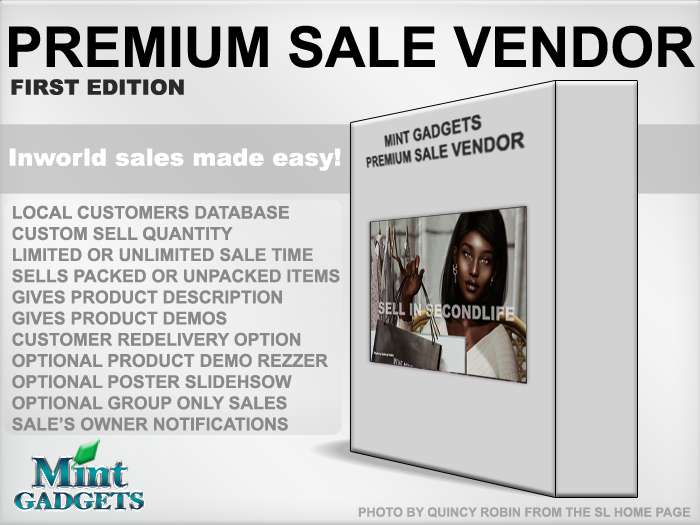 Second Life Marketplace - Mint Premium Sale Vendor
