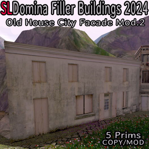 Second Life Marketplace - FILLER BUILDING - SLDomina Old House City ...
