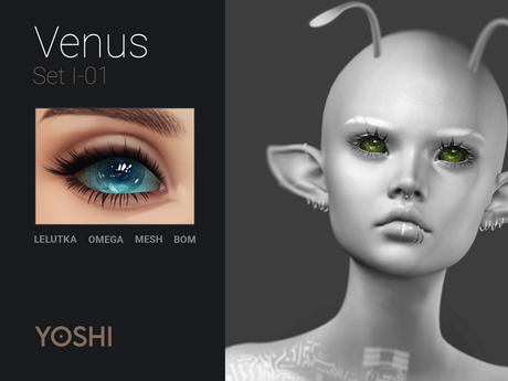 Second Life Marketplace - YOSHI - Alien Eyes - Multicolor Eyes ...