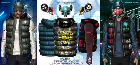 Second Life Marketplace - Puffer Vest - TECH Graphics