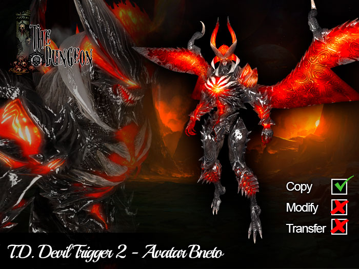 Second Life Marketplace - T.D. Devil Trigger 2 - Avatar Bento