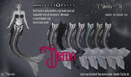 Second Life Marketplace - DEMO Misteria - Skelly-R appliers for Riptide ...