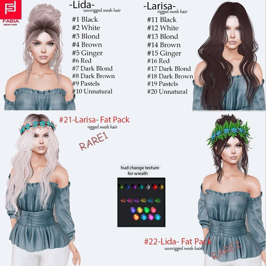 Second Life Marketplace - #5-FABIA- Gacha Ginger