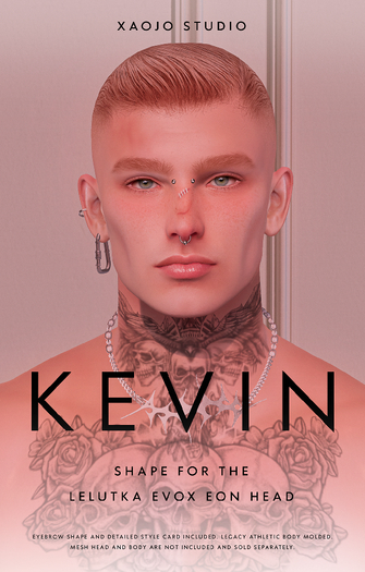 Second Life Marketplace - KEVIN Shape for the LeLutka EON Head EvoX ...