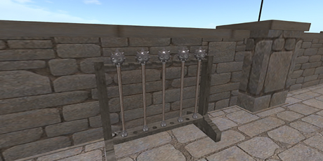 Second Life Marketplace - Garrison Armory Spikeball Battle Mace Rack S2 ...