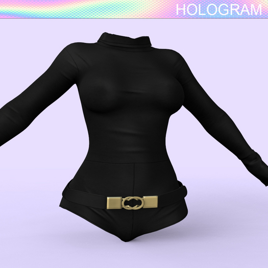 Second Life Marketplace - Black Belt Body Suit