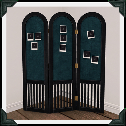 Second Life Marketplace - floorplan. arched room divider / black [box]
