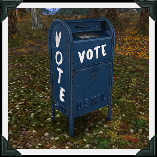 Second Life Marketplace - brocante. sidewalk mailbox / VOTE [box]