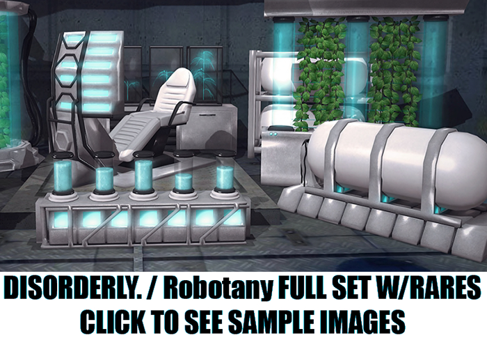 Second Life Marketplace - DISORDERLY. / Robotany FULL SET W/RARES