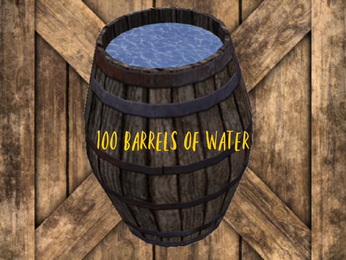 Second Life Marketplace - 100x Barrel of Water [G&S]