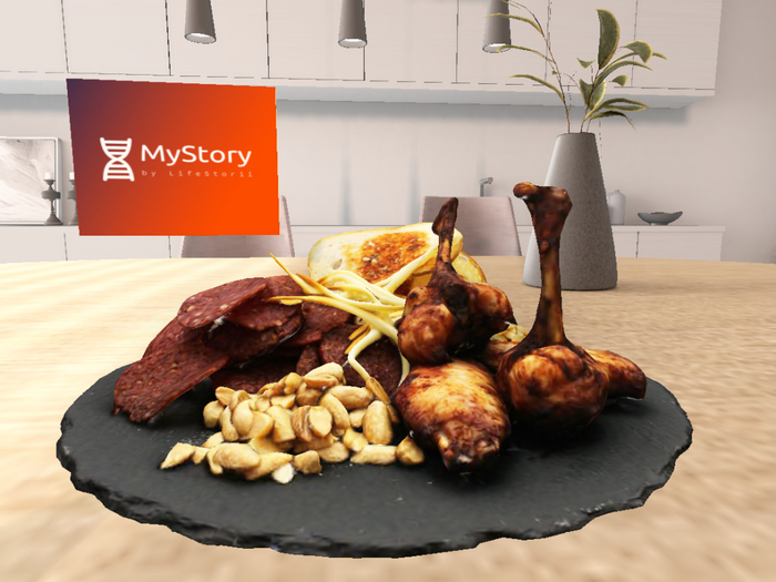 Second Life Marketplace - .:Munchies:. Mystory Appetizer Plate
