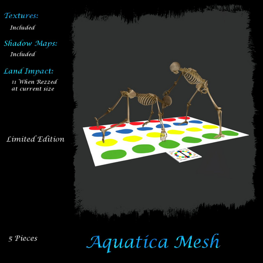 Second Life Marketplace - Aquatica Mesh - AMLE2910140 Twisting the nite ...
