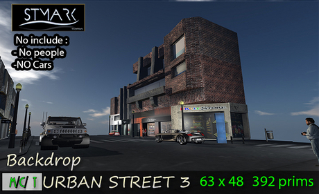 Second Life Marketplace - BACKDROP - URBAN STREET 3 ( full perm)