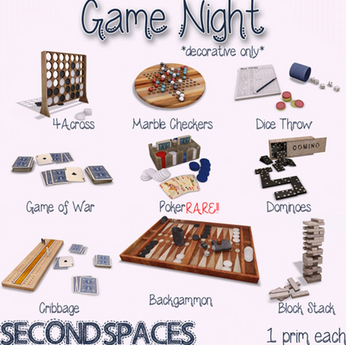 Second Life Marketplace - *Second Spaces* 4across set