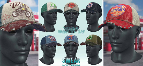 Second Life Marketplace - Trucker Cap VINTAGE DEMO
