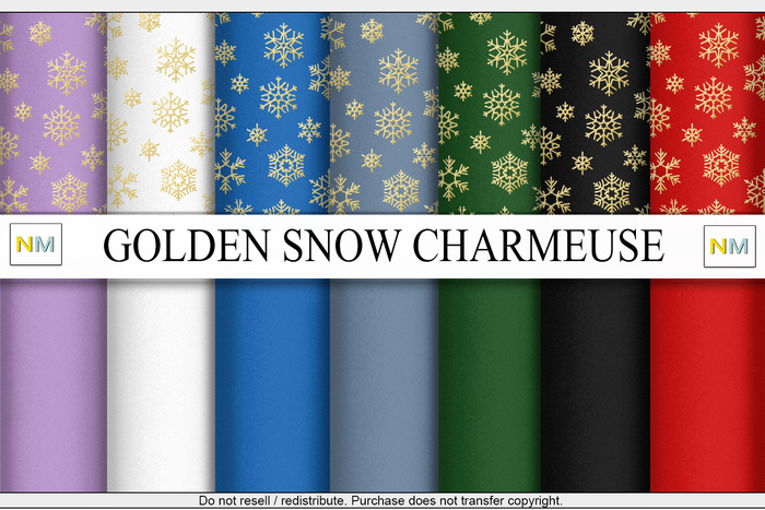 Second Life Marketplace - Golden Snow Charmeuse Gown Fabrics