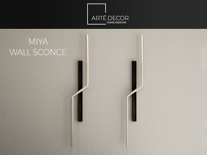 Second Life Marketplace - Arte Decor: Miya Wall Sconce