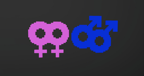 Second Life Marketplace - Pixel gender and sexuality signs